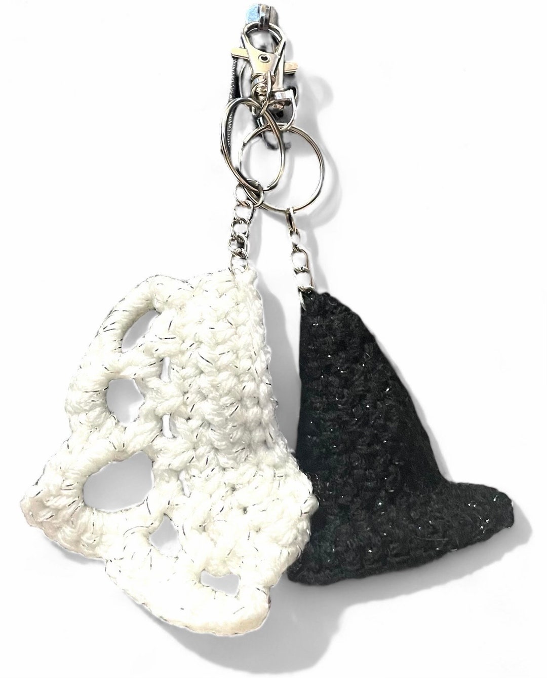 Wicked Witch Hat or Good Witch Crown Keychain - Etsy