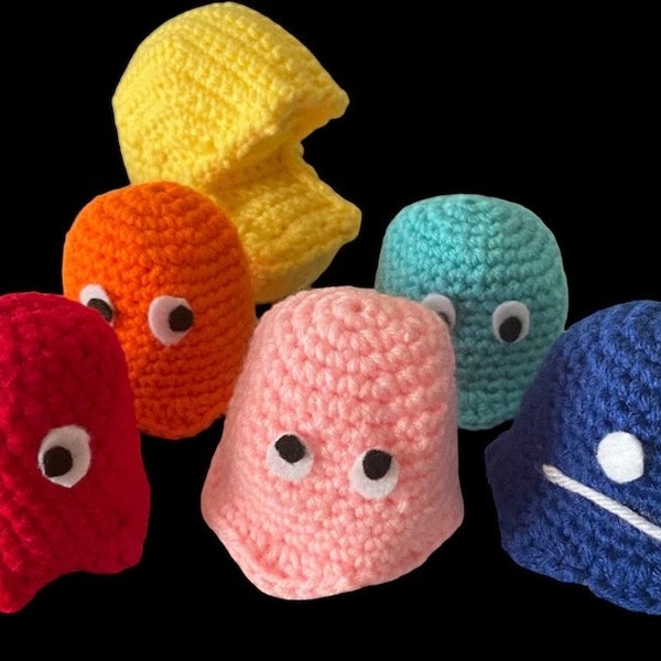 Crochet Pacman - Etsy