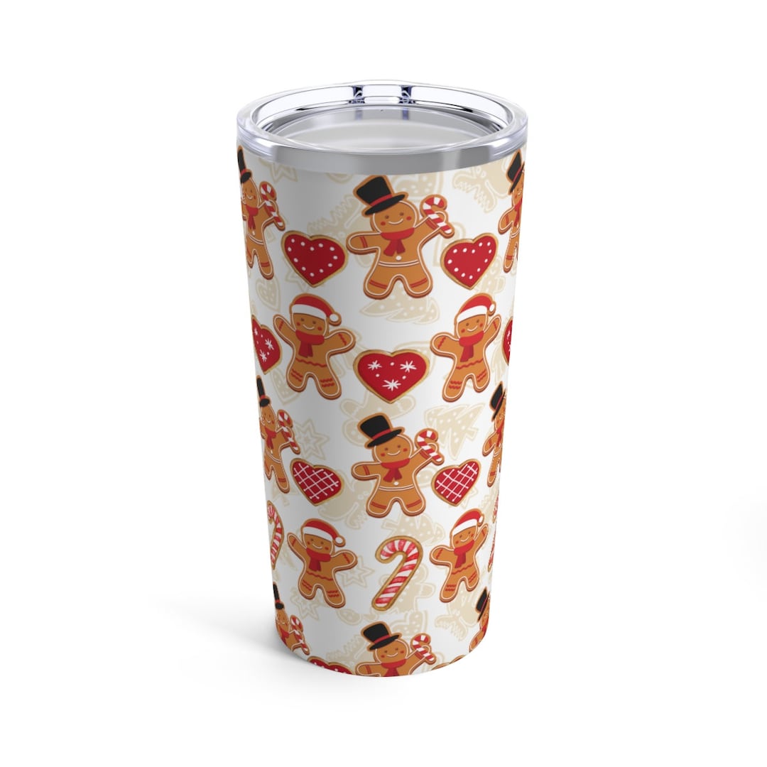 Gingerbread Coffee Cup Gingerbread Man Travel Mug Covered Cup With Lid ...