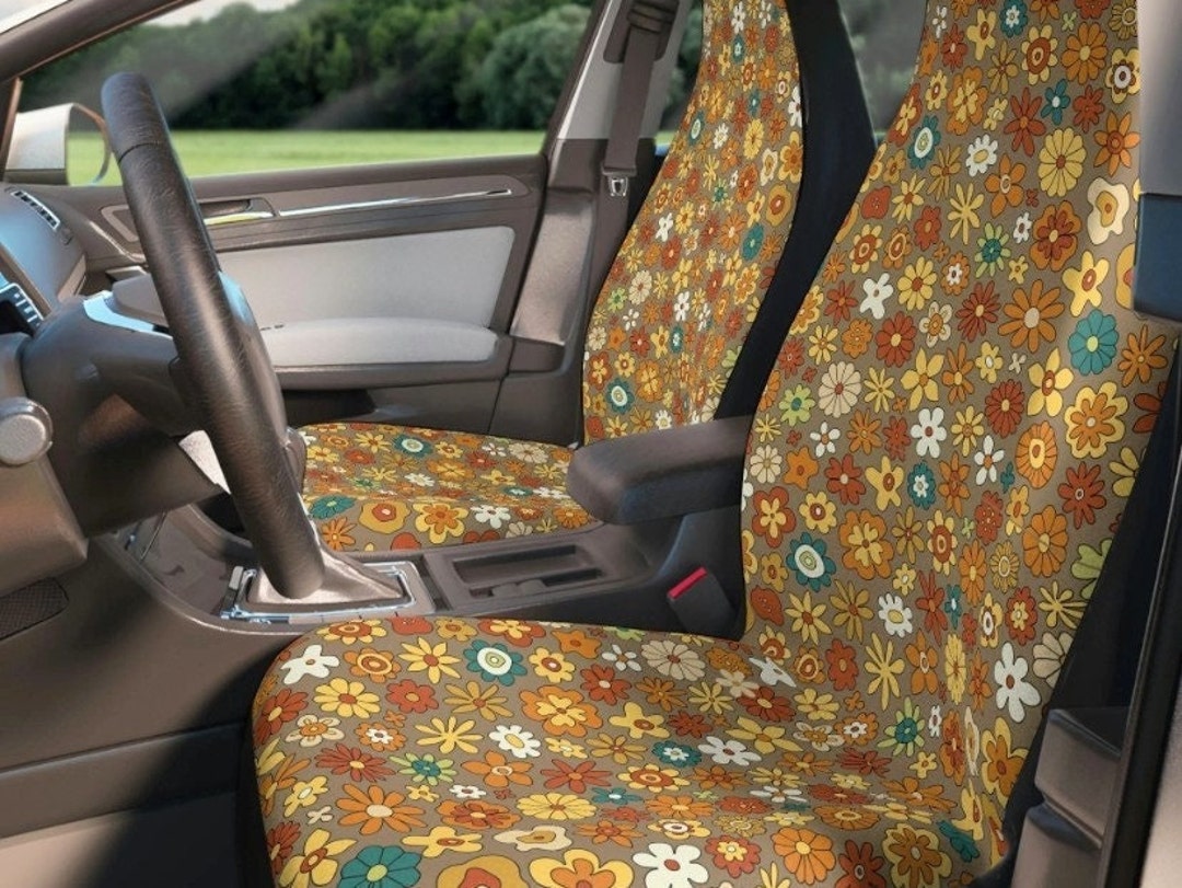 Retro Car Seat Covers,70s Seat Covers for Vehicle,retro 70s Car ...