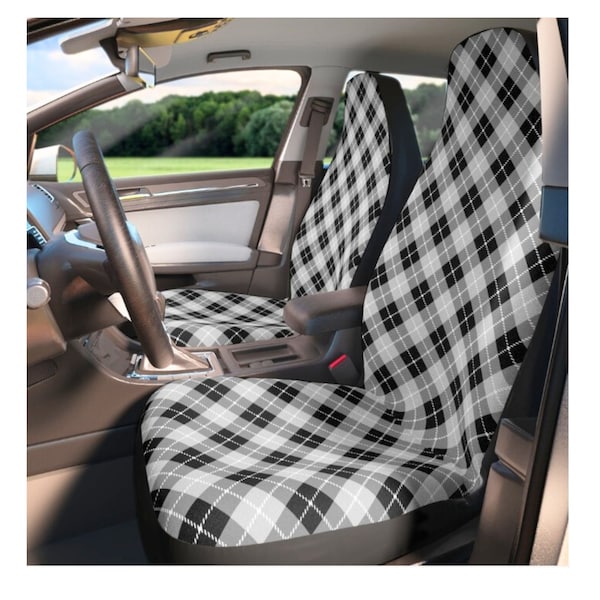 Plaid Car Seat Cover - Etsy