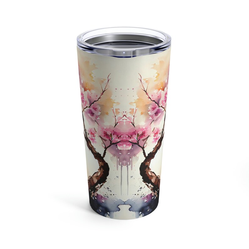 Cherry Blossom Travel Cup,cherry Blossom Coffee Mug With Lid,hot and ...