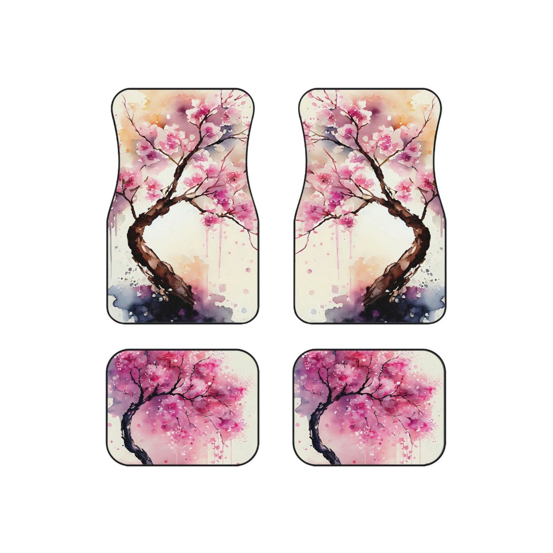Cherry Blossom Car Mats,car Floor Mats,cherry Blossom Gifts,car Truck ...