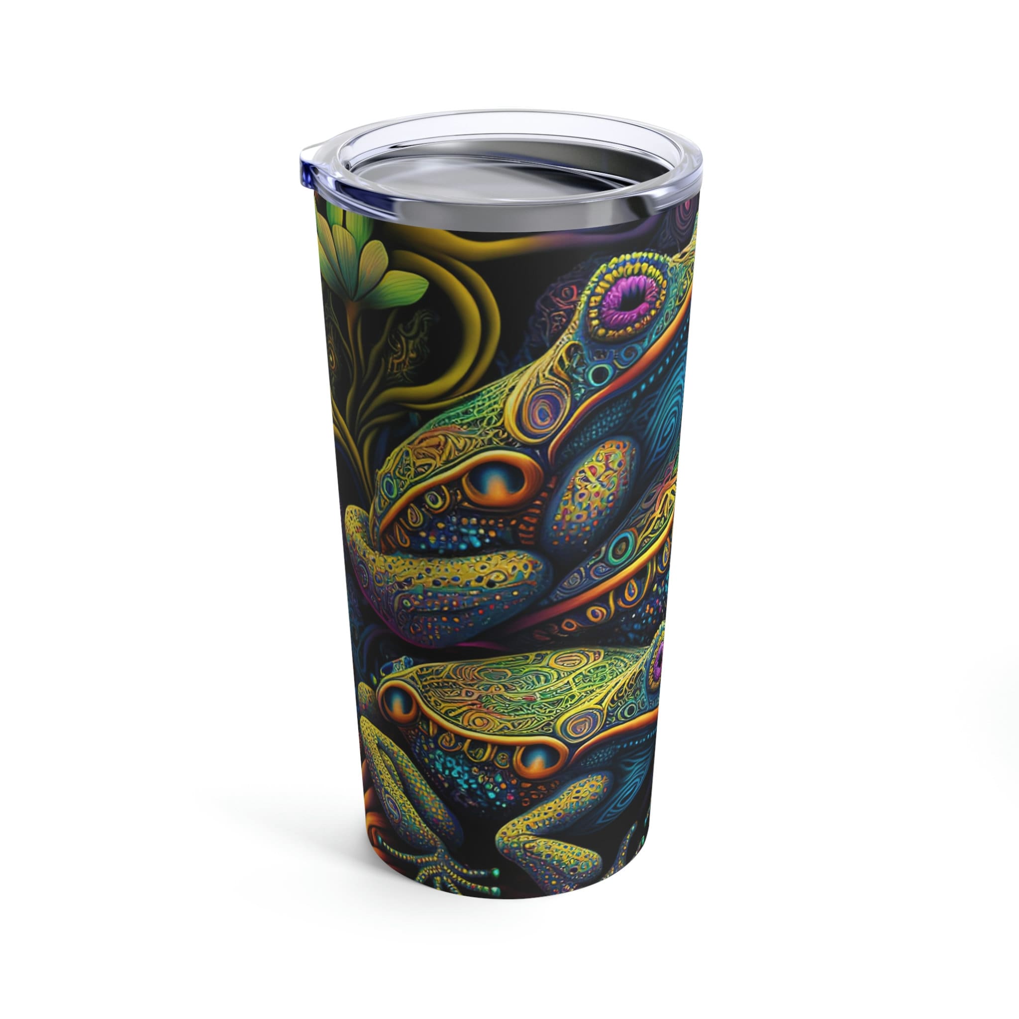 Frog Tumbler,frog Coffee Cup,frog Mug With Lid,covered Mug,hot and Cold ...