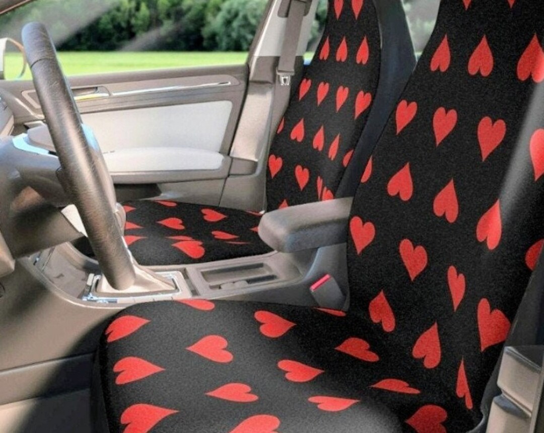 Heart Car Seat Covers,heart Seat Covers for Vehicle, Heart Car ...