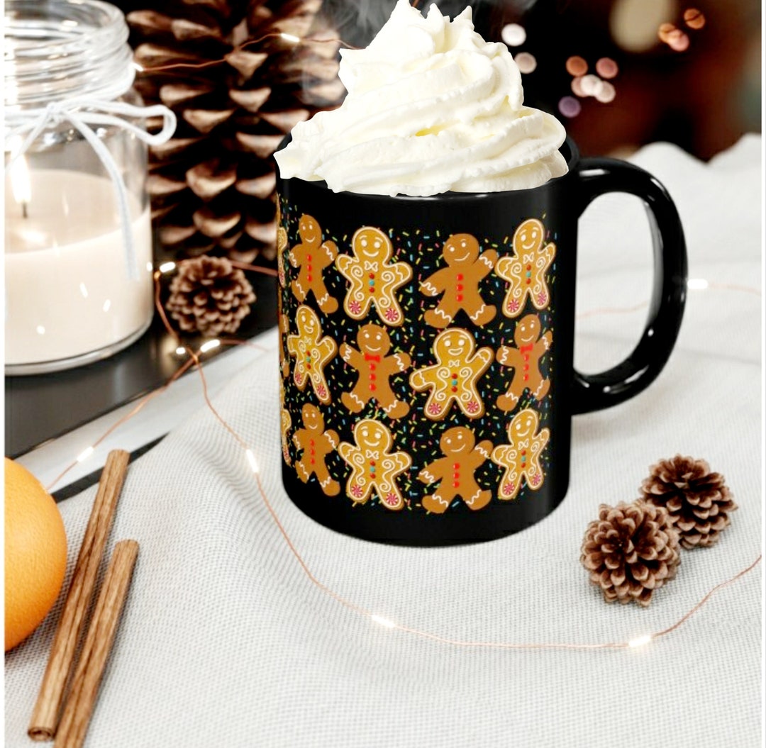 Gingerbread Man Holiday Coffee Mug, Christmas Gingerbread Gift ...