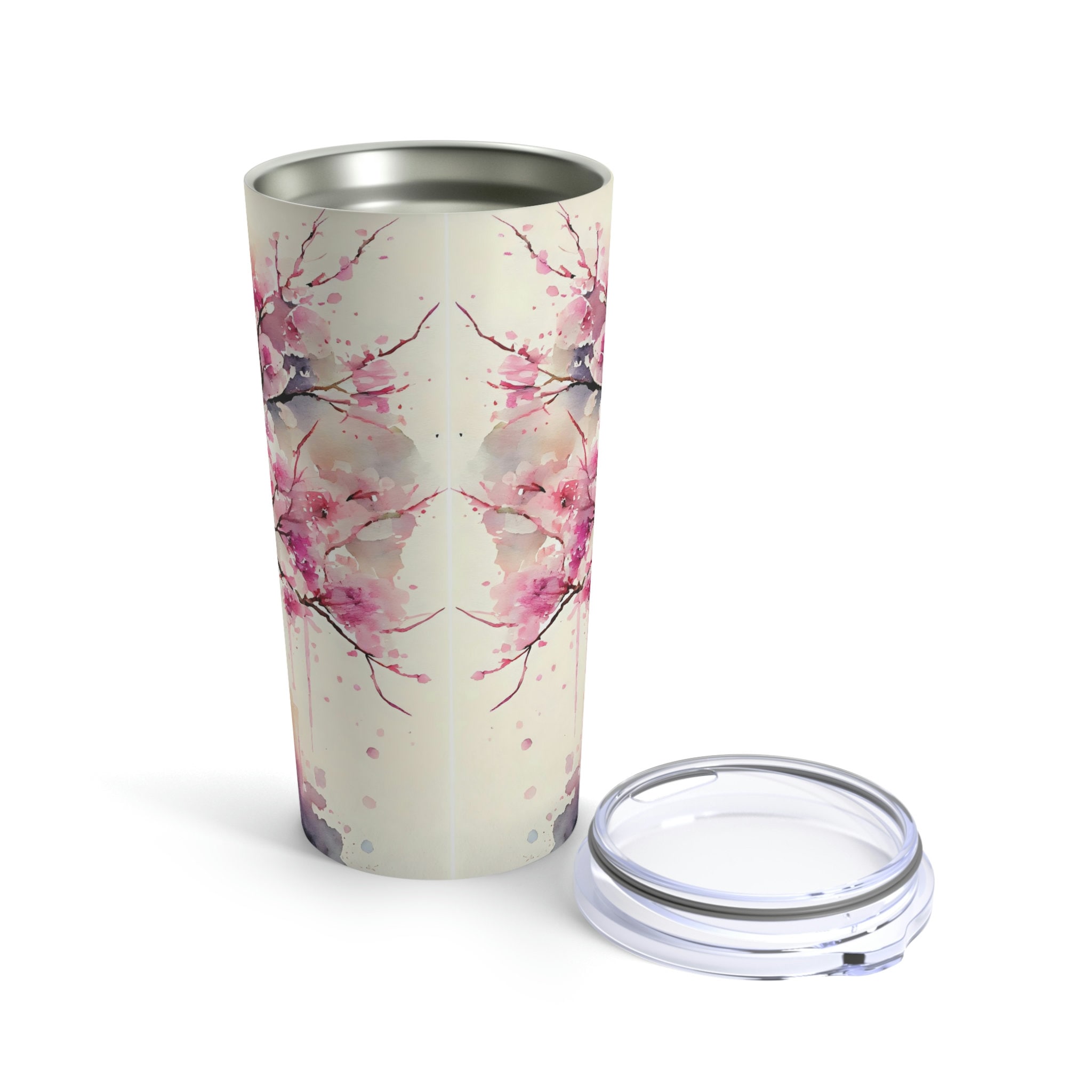 Cherry Blossom Travel Cup,cherry Blossom Coffee Mug With Lid,hot and ...