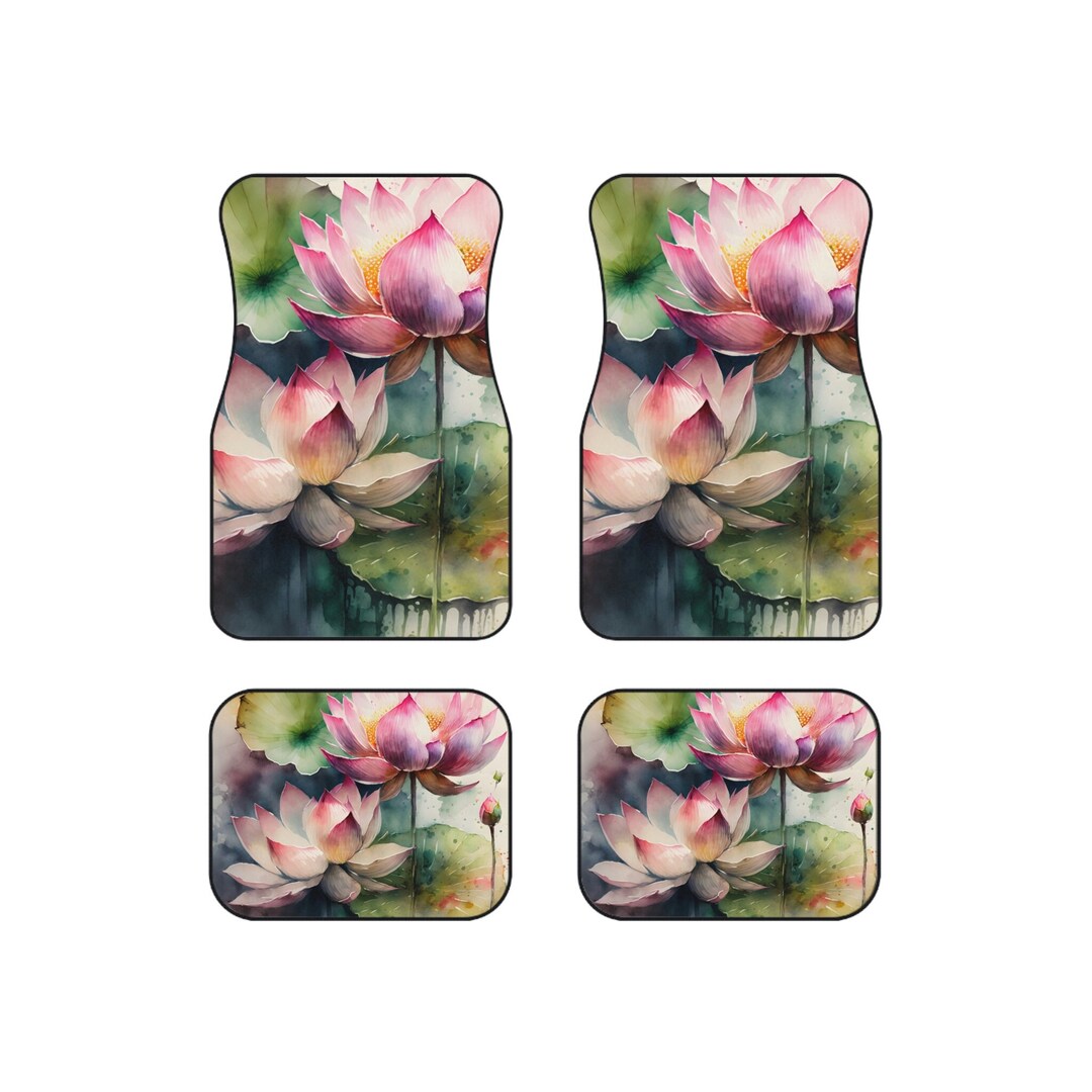 Lotus Car Mats,lotus Floormats,car Truck Floor Mats, Lotus Gifts,lotus ...