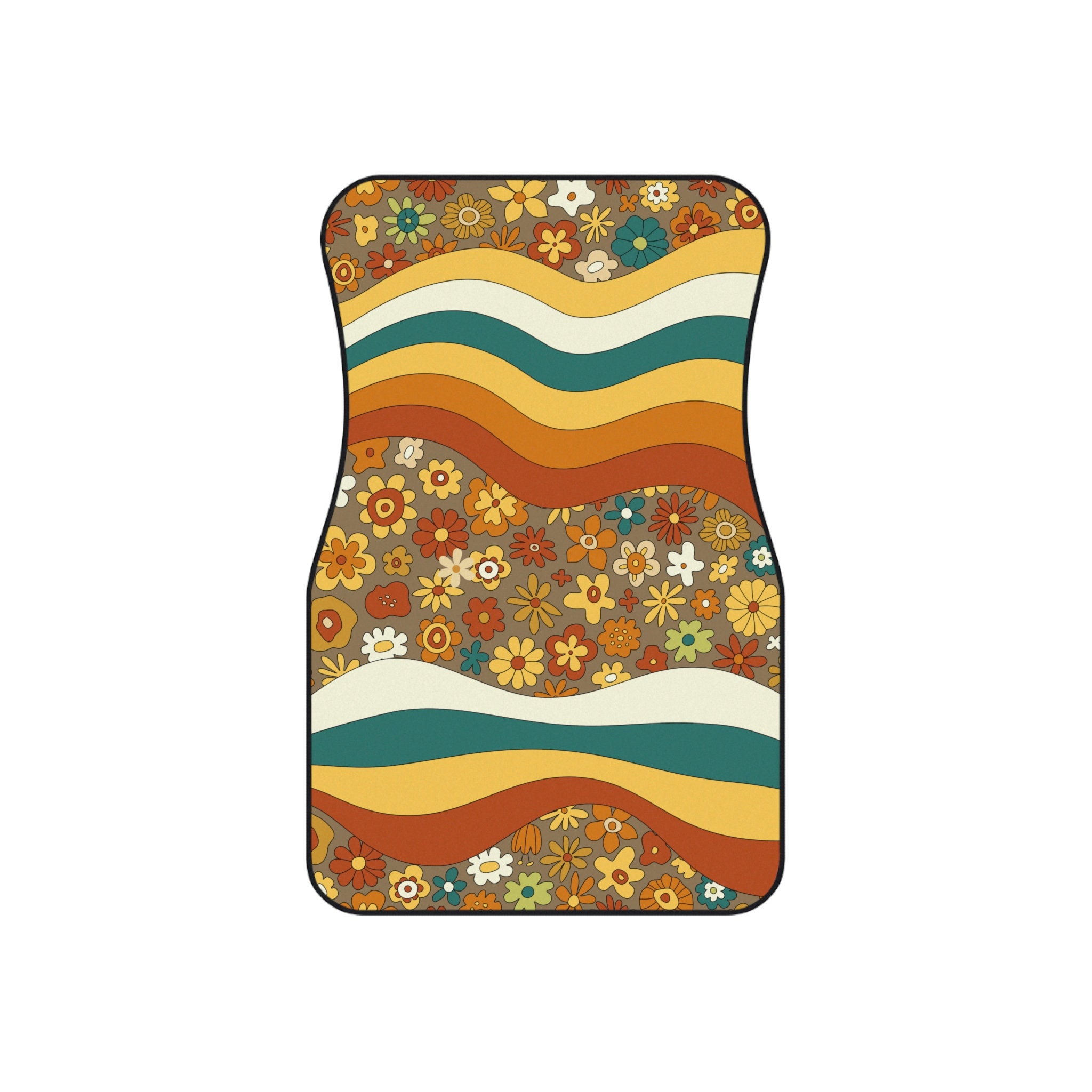 70s Retro Car Mats,groovy Retro Floormats, Retro Floor Mats for Car ...