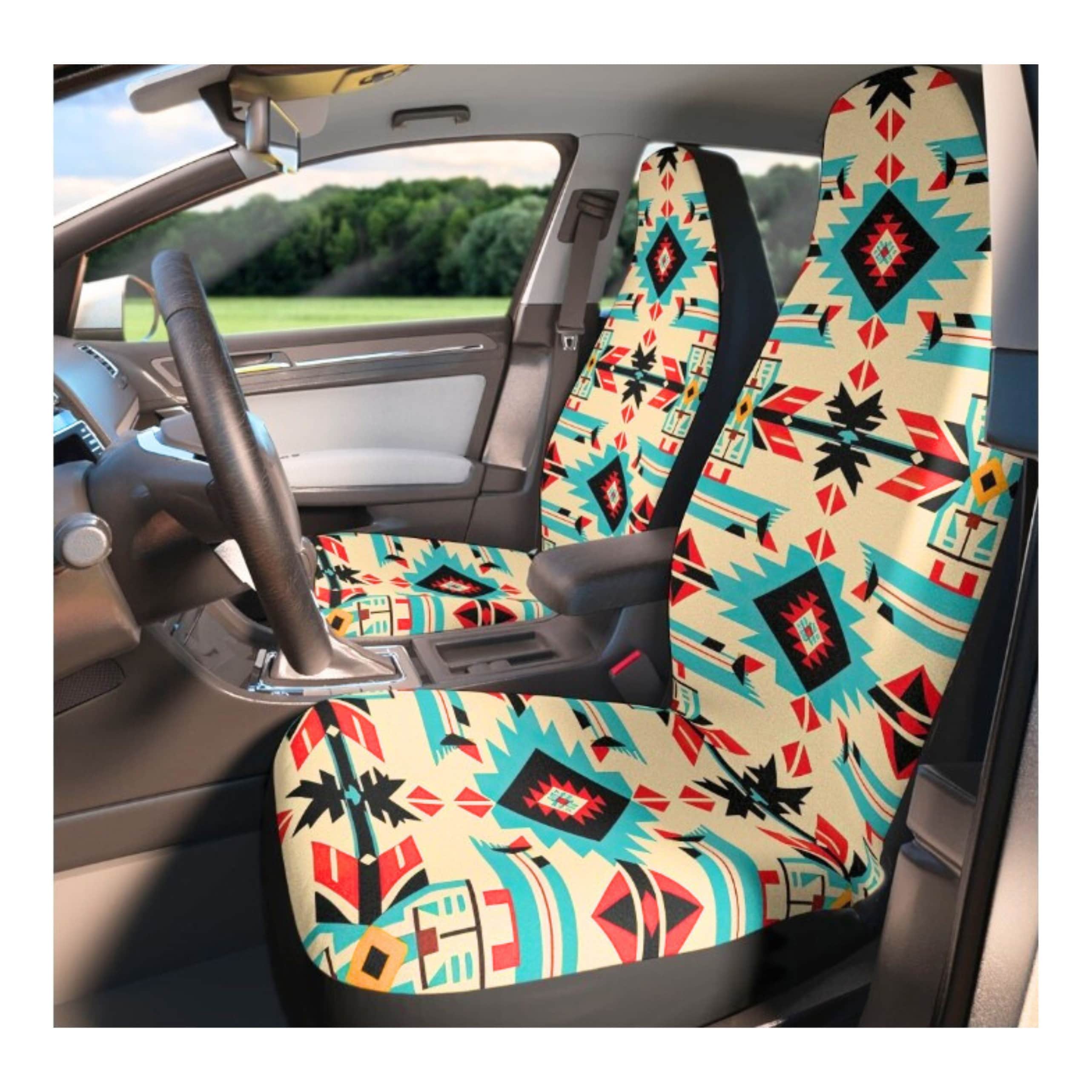 Aztec Car Seat Covers Southwest Seat Covers for Car Car Decorations Car Accessories Geometric Pattern Seat Protector for Vehicle Western Etsy