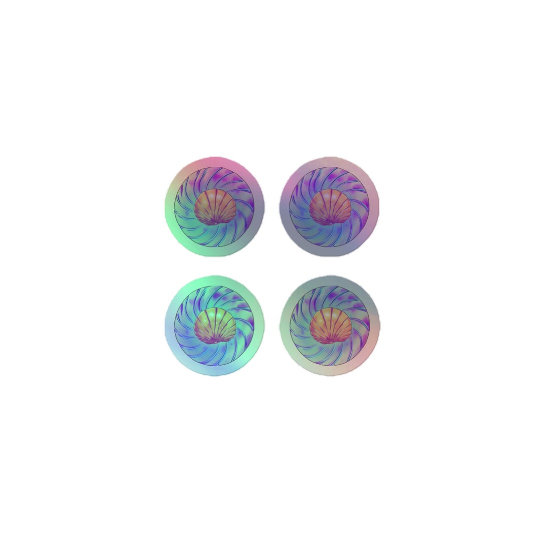 Shell Sells Shirts Logo Shell Custom Holographic Stickers 4 - Etsy