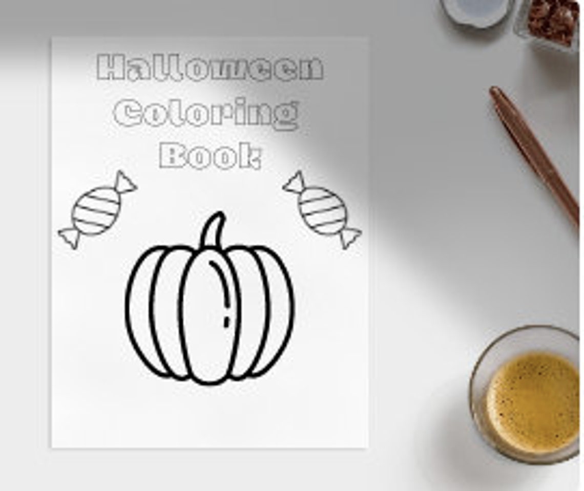 Halloween Coloring Pages 30 Printable Coloring Pages - Etsy