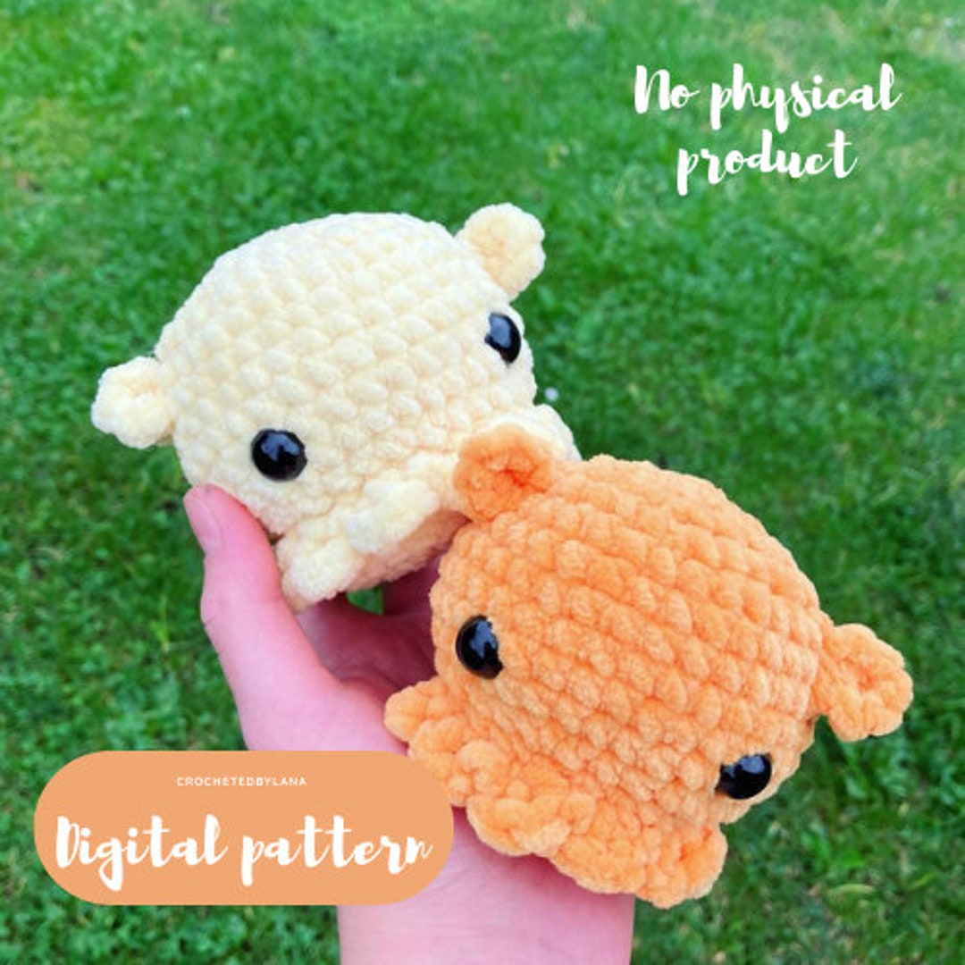 EASY Chonky Cuddle Fish Crochet Pattern, Beginner Friendly Crochet ...