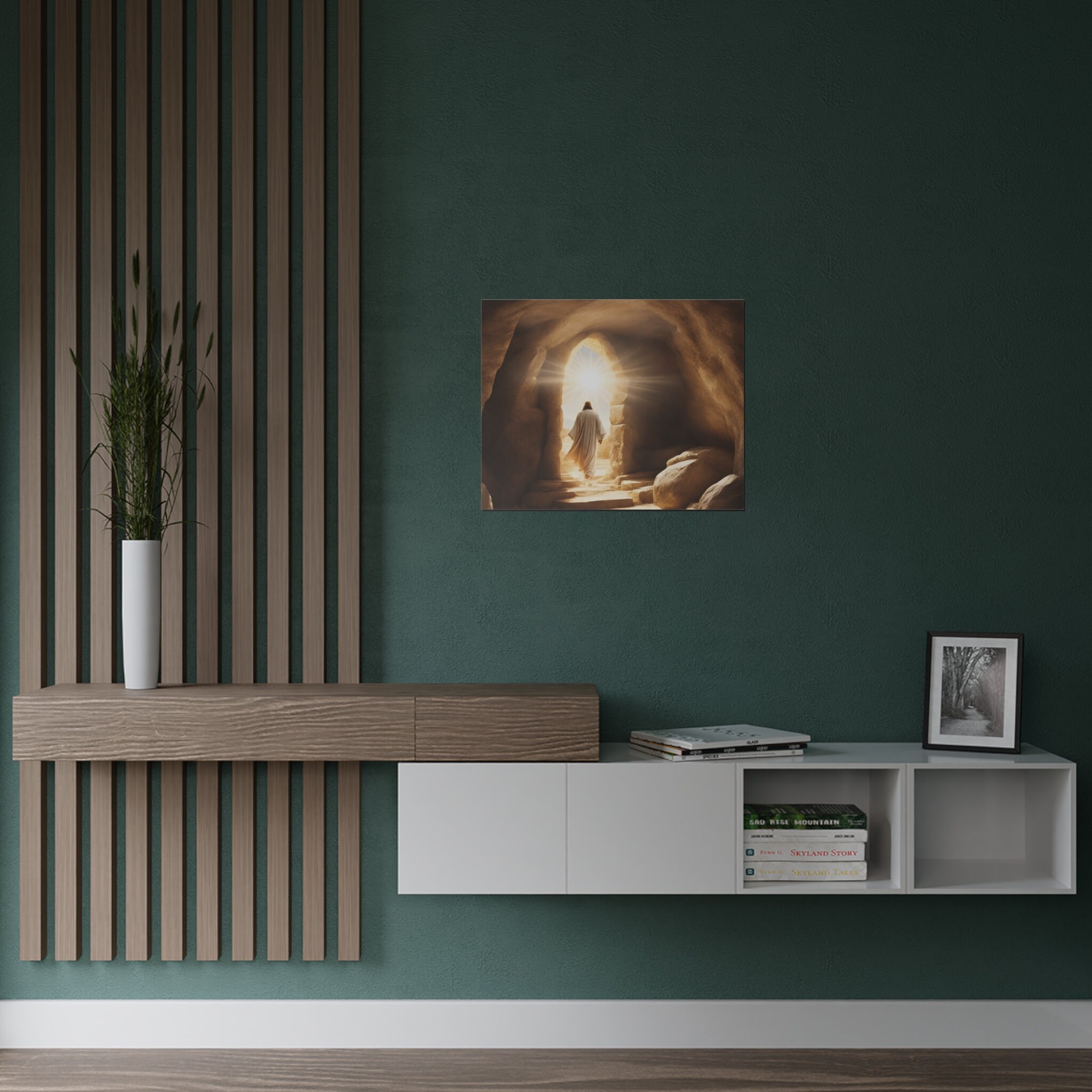 The Tomb is Empty | Jesus Leaving the Tomb | Print Art | Christian Art ...