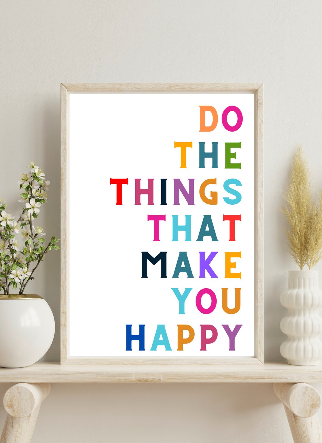 Happiness Quote Print | Motivational Quotes Poster | Happy ...