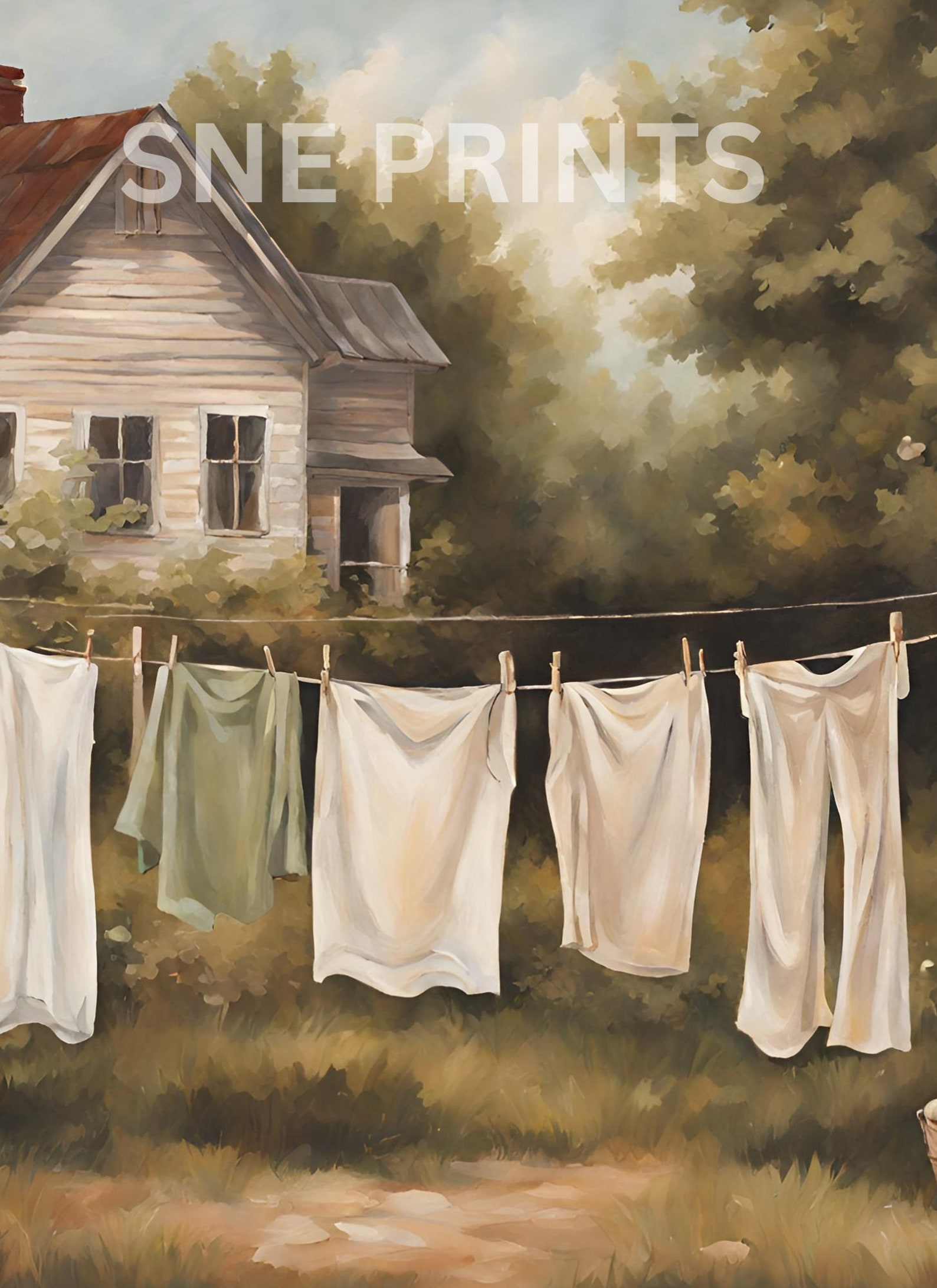 Farmhouse Laundry Room Printable | Vintage Wash Day Decor | Printable ...
