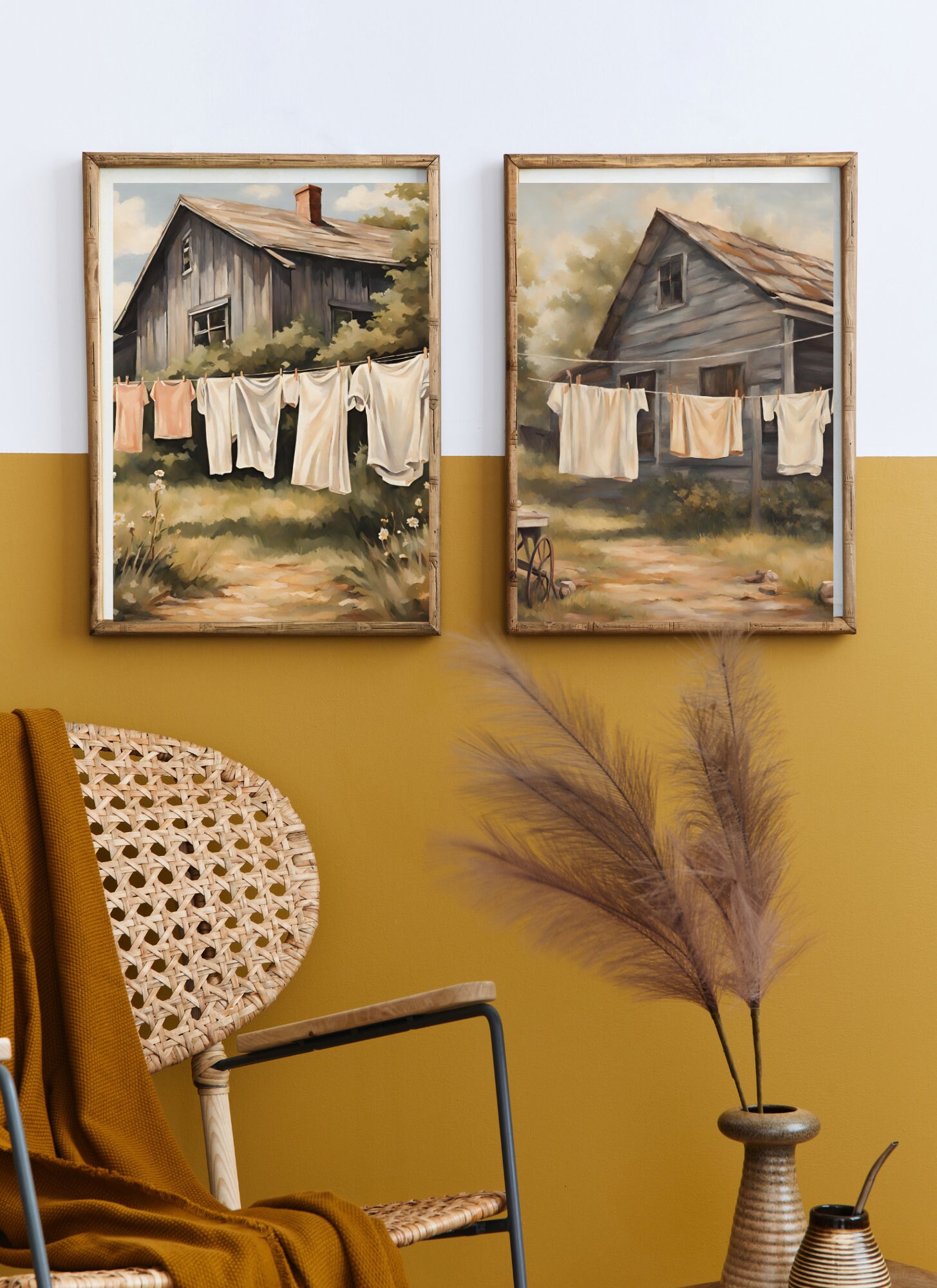 Farmhouse Laundry Room Printable | Vintage Wash Day Decor | Printable ...