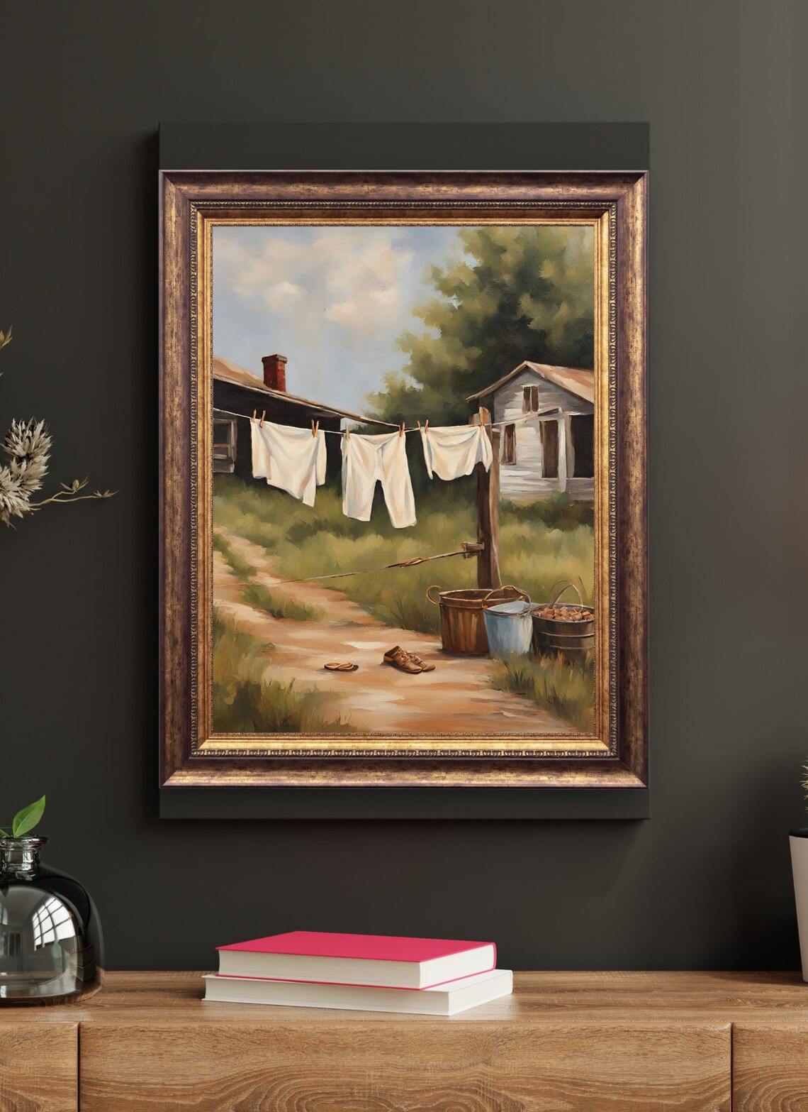 Farmhouse Laundry Room Printable | Vintage Wash Day Decor | Printable ...