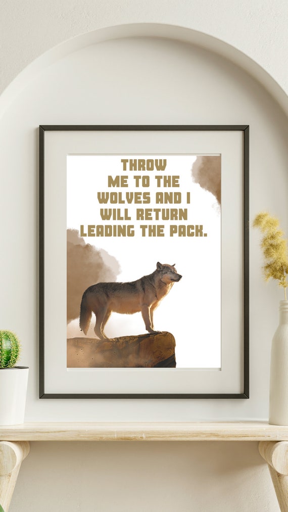 Wolf Pack Inspirational Quotes