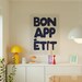 Bon Appetite Aesthetic Kitchen Decor Cute Cooking Art Kitchen Wall Art ...