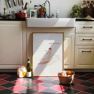 Vintage Western Wall Art Surfing Poster Vintage Cowboy Art Aesthetic ...