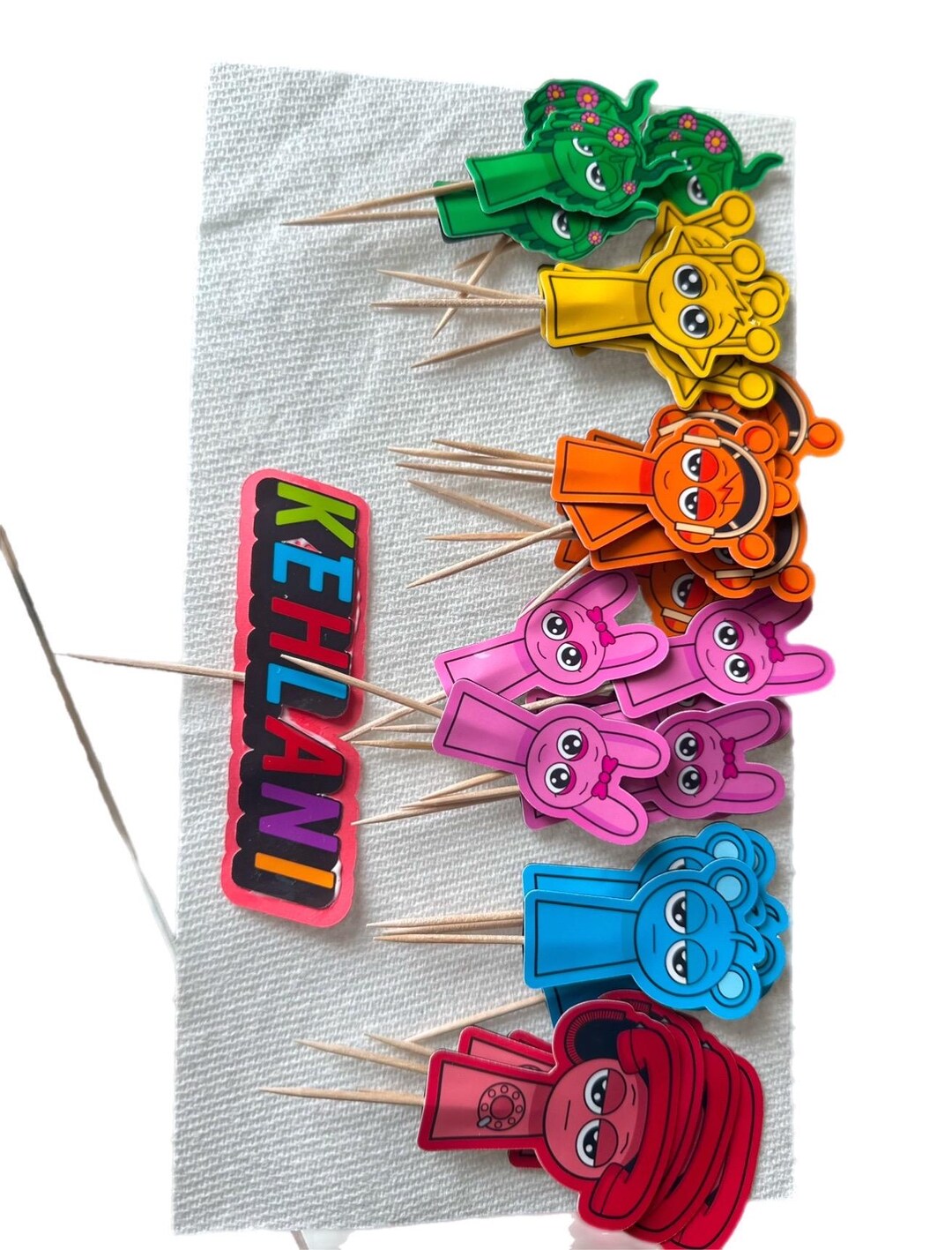 Sprunki Cup Cake Toppers - Etsy