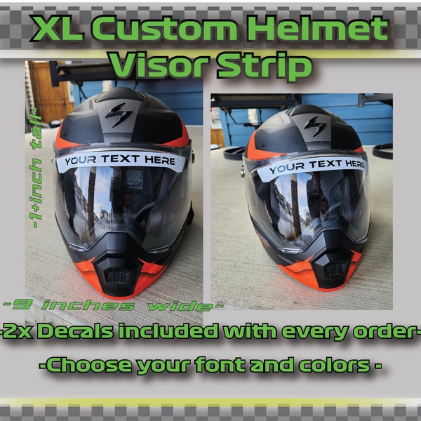 Motorcycle Helmet Visor Stickers - Etsy