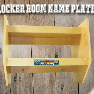Custom Sports Team Locker Name Plate Tags, Personalized With Your Names ...