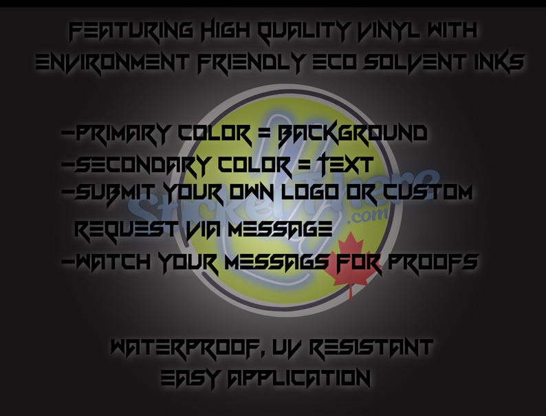 10.5" Motorcycle Helmet Visor Strips Customized Vinyl Stickers With Any ...