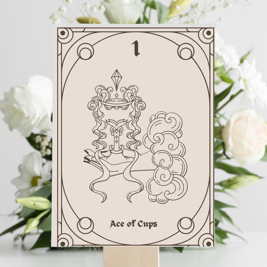 Tarot Card Table Numbers - Digital Download - Etsy