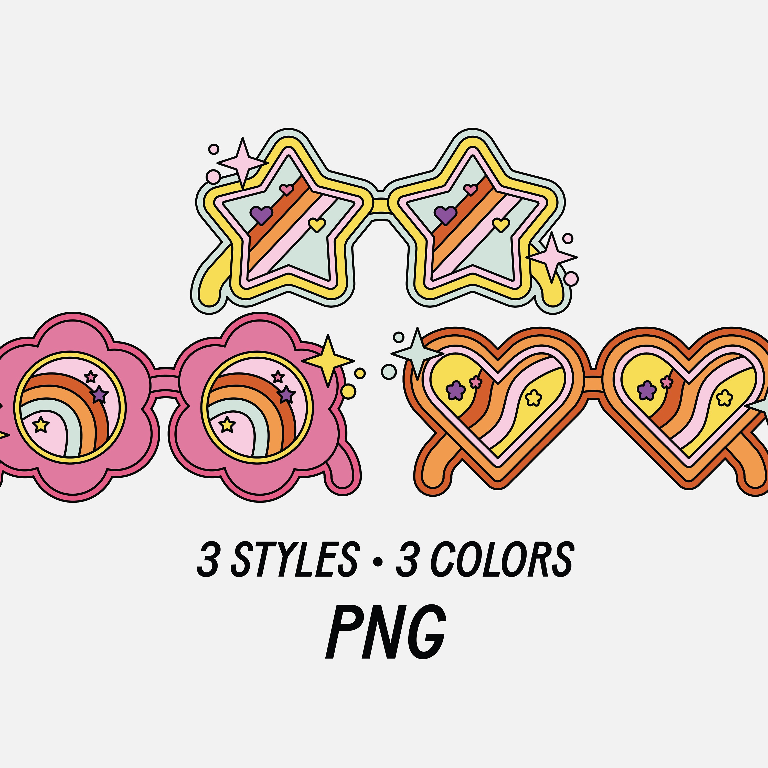 Retro Disco Sunglasses PNG, Cosmic Disco Designs Downloads, Png Clipart ...