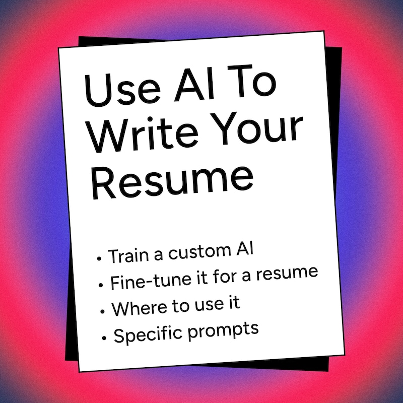 Resume Chatgpt Prompt - Etsy