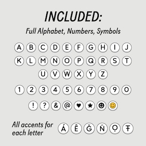 Friendship Bead Bracelet PNG, Alphabet Bead PNG, Font Beads, Digital ...