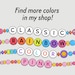 Friendship Bead Bracelet PNG, Alphabet Bead PNG, Font Beads, Digital ...