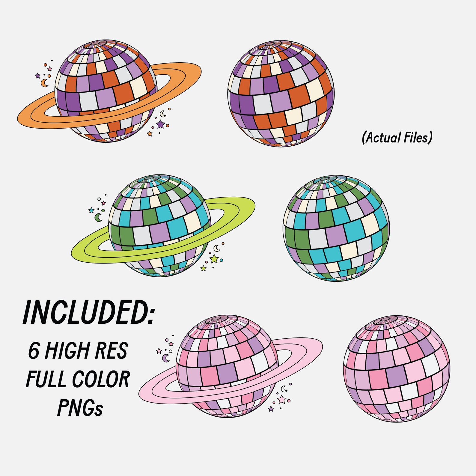Space Disco Ball PNG, Cosmic Disco | Designs Downloads, Png Clipart ...