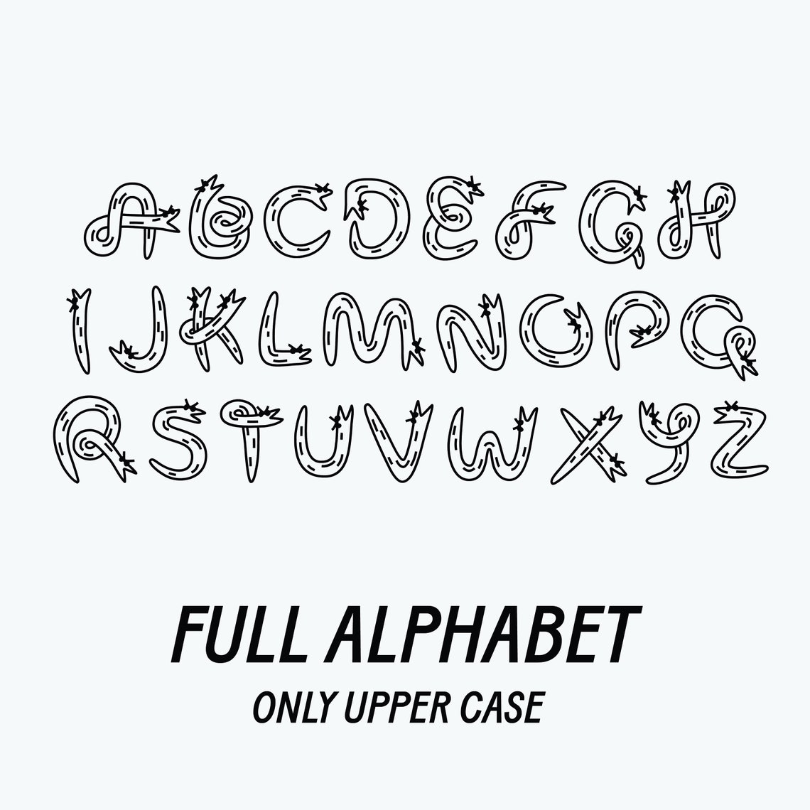 Snek Font OTF PNG, Snake Cartoon Typeface Funny Meme Designs Downloads ...