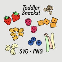 Street Food Bundle Png, Cute Street Food Clipart, Kids Birthday Party ...