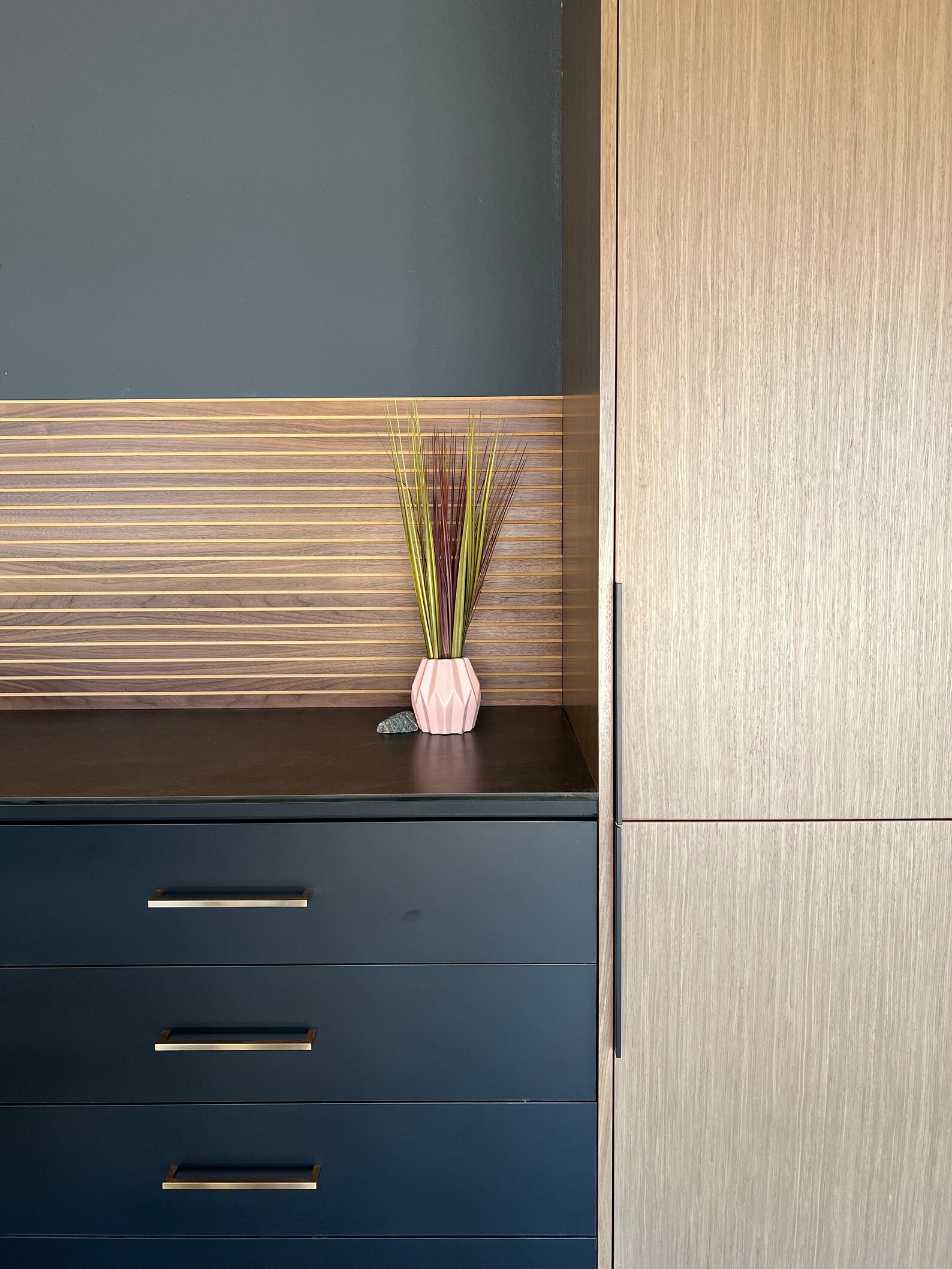 Groovy Wall Panels 2 Panels per Box approx. 14.75 SF Walnut-finished ...