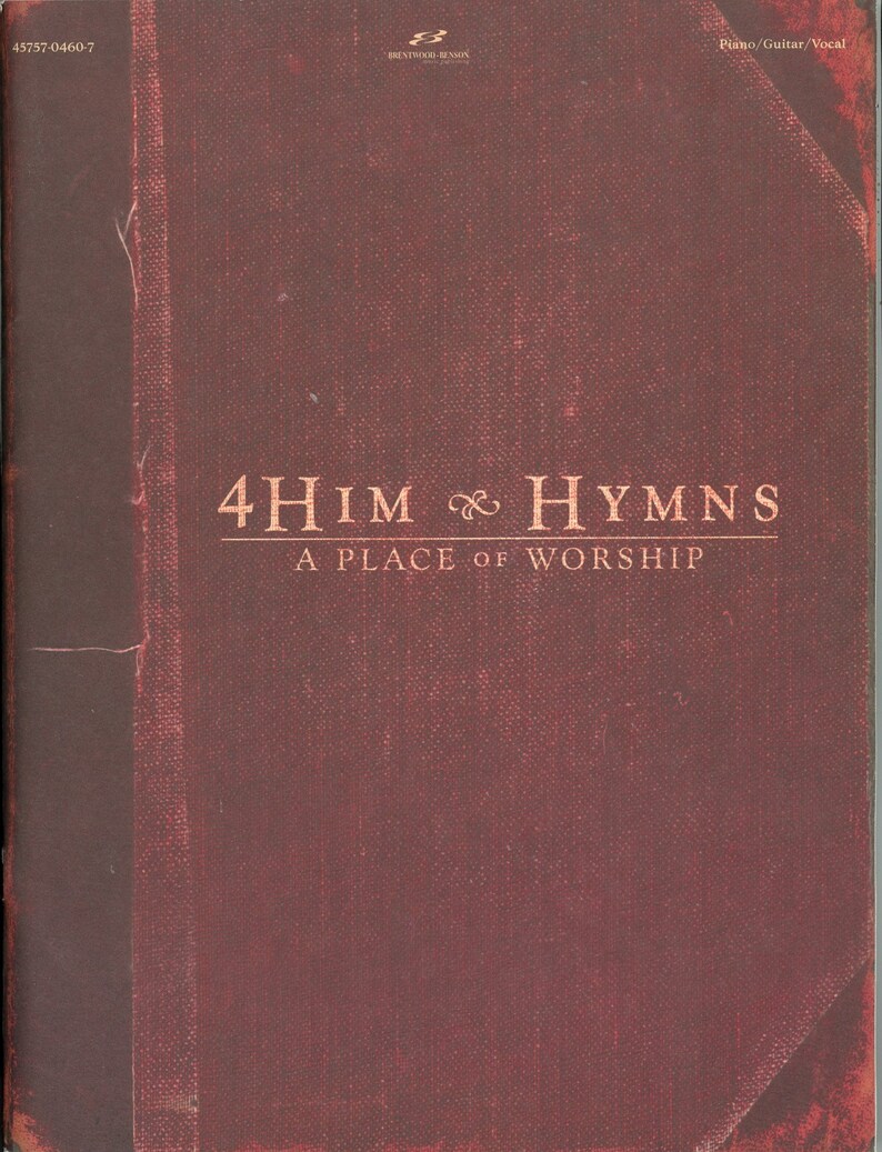 4him Hymns: A Place of Worship Songbook Sheet Music. Piano - Etsy