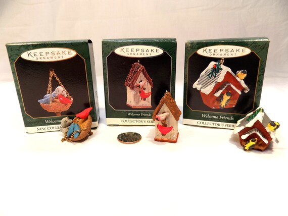 3 Vintage Welcome Friends Collector Series Hallmark Keepsake - Etsy