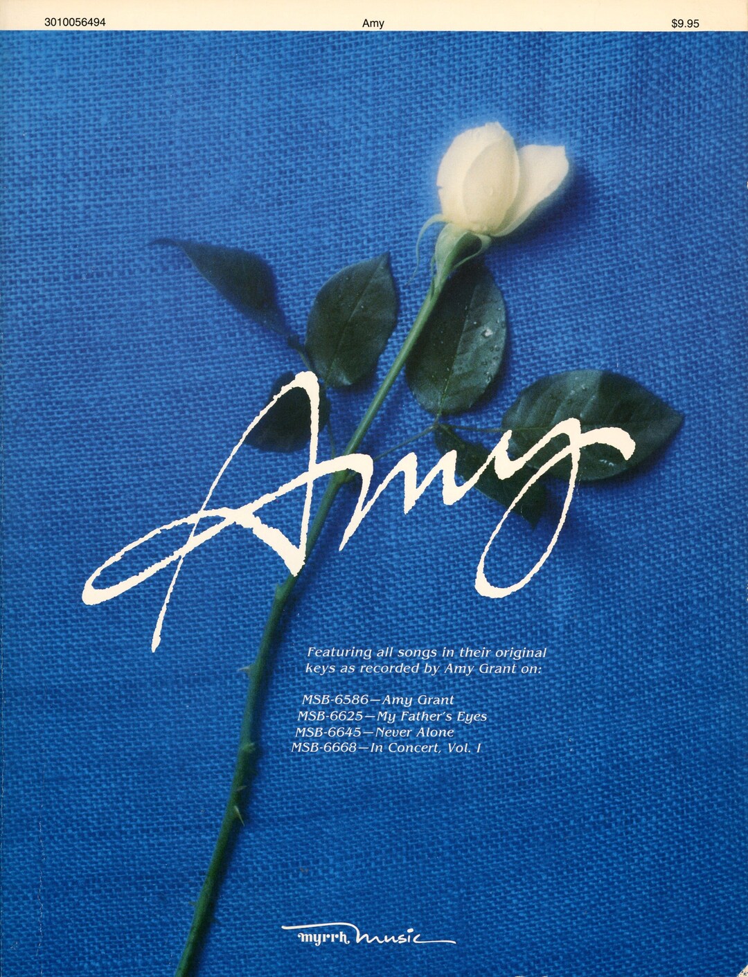 Amy Grant, Amy Songbook, Sheet Music, 187 Pages - Etsy