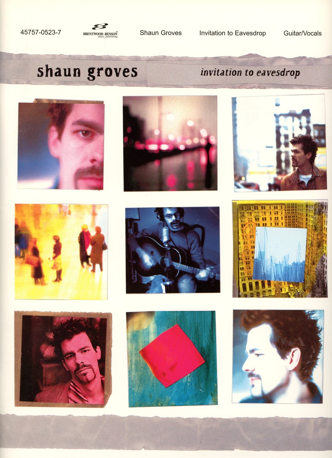 Shaun Groves, Invitation to Eavesdrop Songbook, Sheet Music, 80 Pages ...