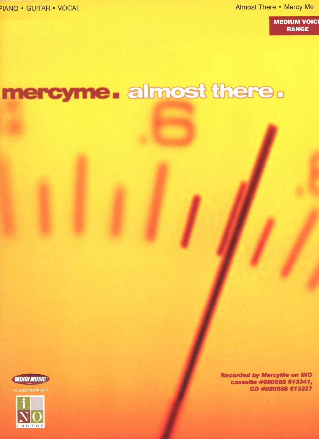 Mercyme, Almost There Songbook, 2001 Sheet Music, 85 Pages. Piano ...