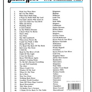 The Singing News Magazine: Top 40 1992 Songbook, Sheet Music, 112 Pages ...