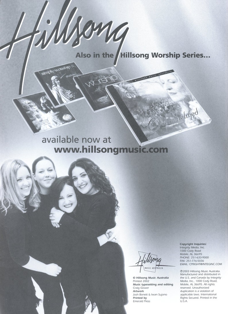Hillsong Music Australia, Amazing Love: Hillsong Worship Series Music ...