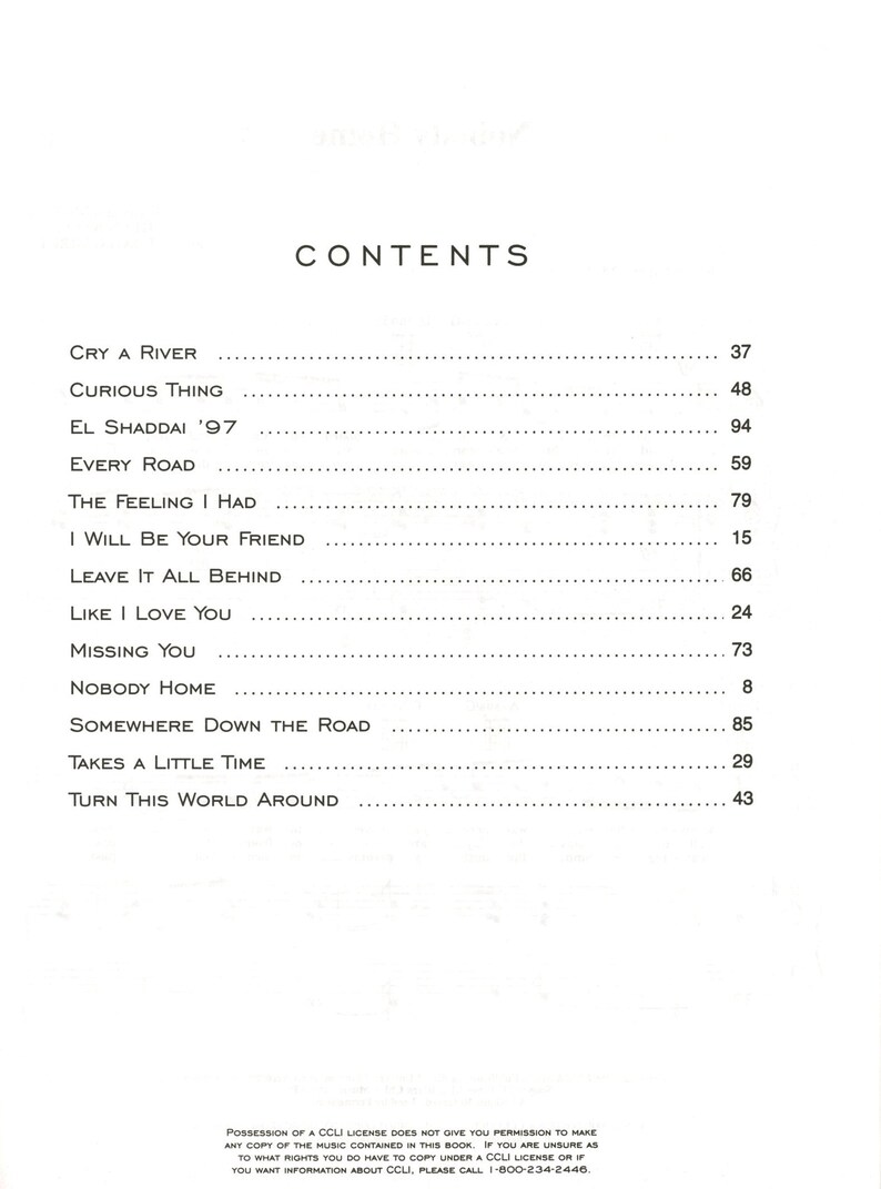 Amy Grant, Amy Grant: the Collection Songbook, Sheet Music, 135 Pages ...