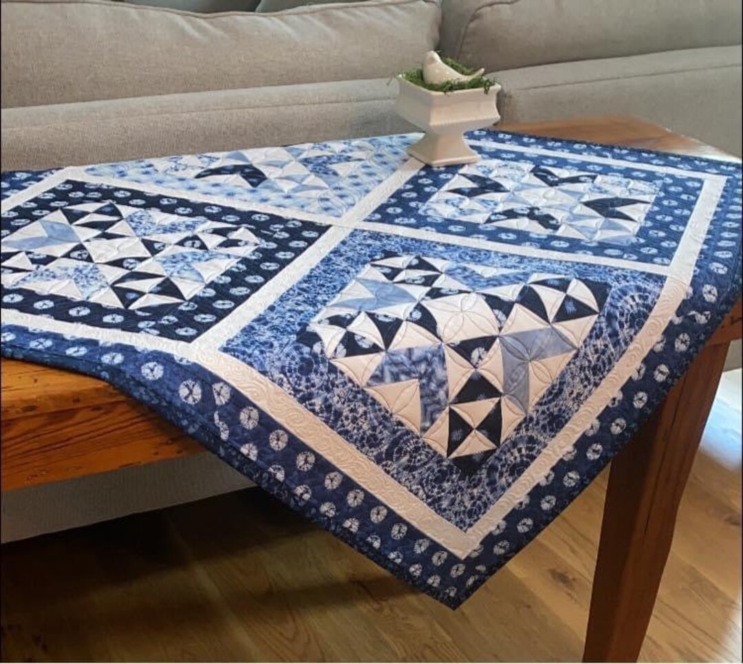 Handmade Quilted Table Topper - Etsy