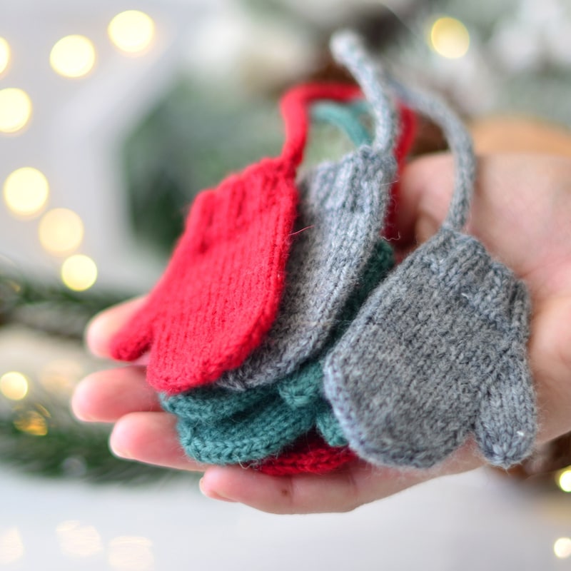 Miniature Mittens Ornament - Etsy