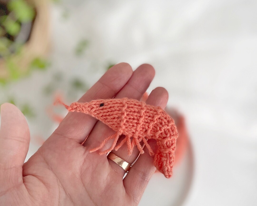 Shrimp Easy KNITTING PATTERN, PDF, Amigurumi - Etsy