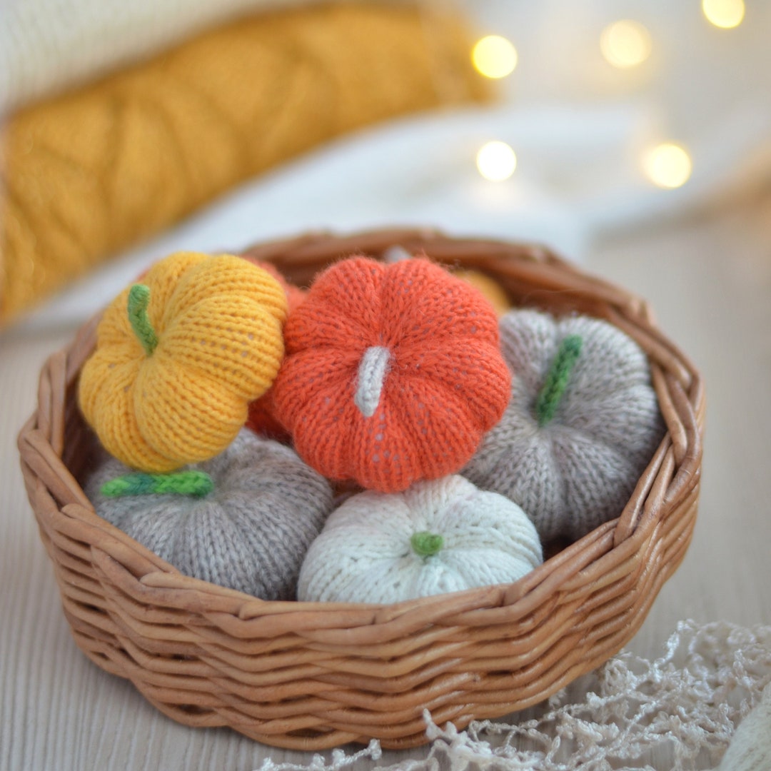 Pumpkin KNITTING PATTERN for Halloween - Etsy